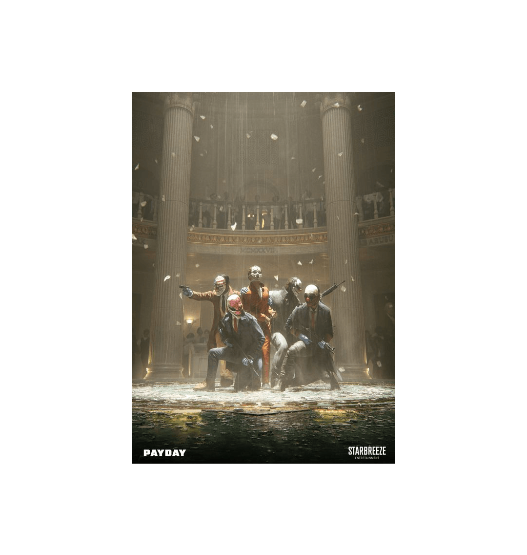 Payday 3 Poster | Official Game Art | Starbreeze Merch – Starbreeze ...